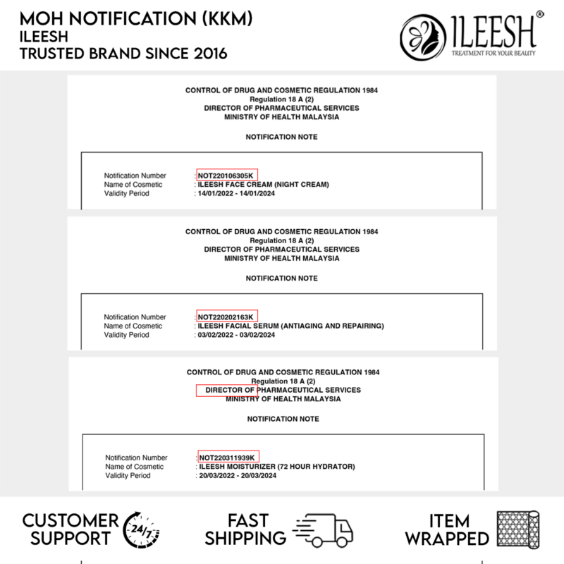 ILEESH Set A (4 in 1) - Day/Night Routine | ILEESH