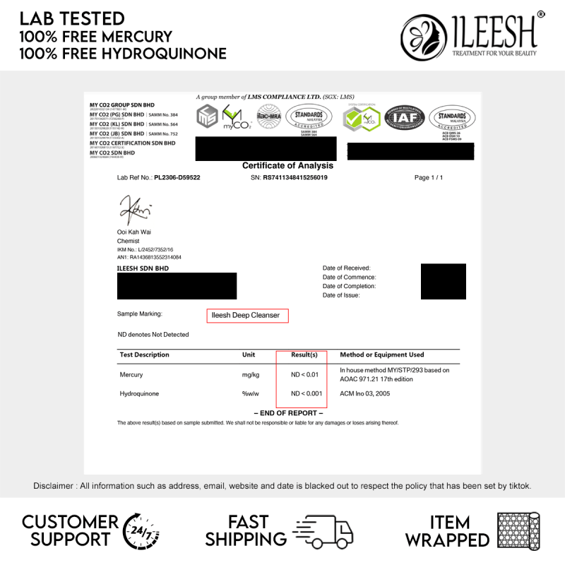ILEESH Deep Cleanser 100ml (Cleansing & Restore) | ILEESH