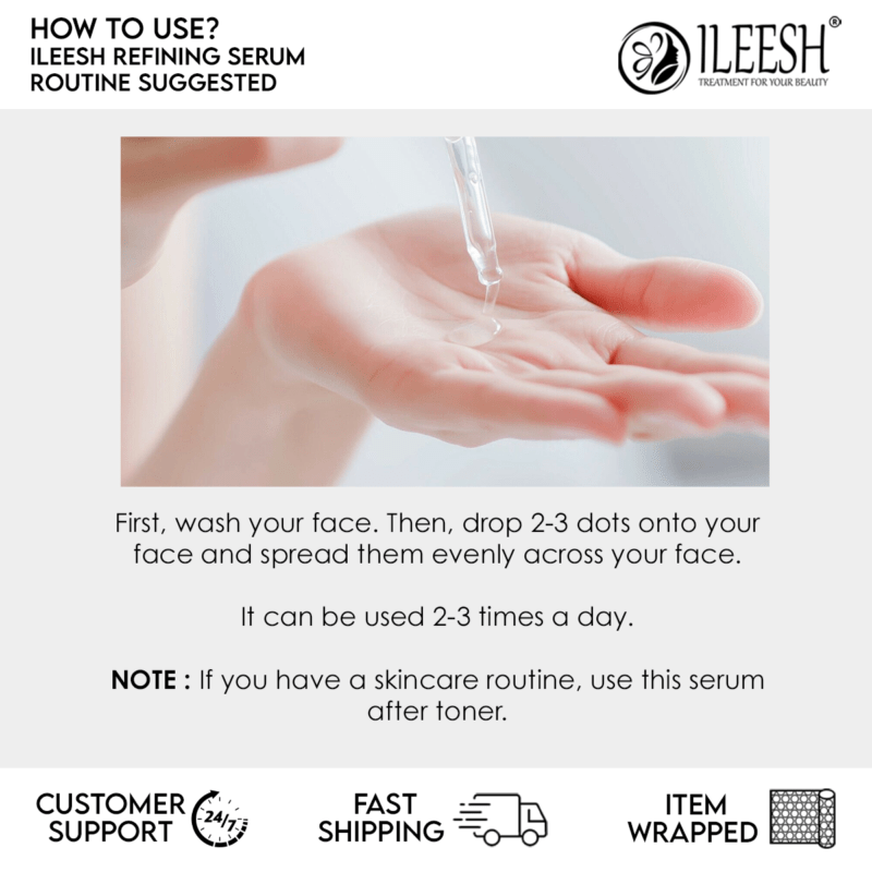 ILEESH Refining Serum (Brightening & Hydrating) - 20ml | Skincare | ILEESH